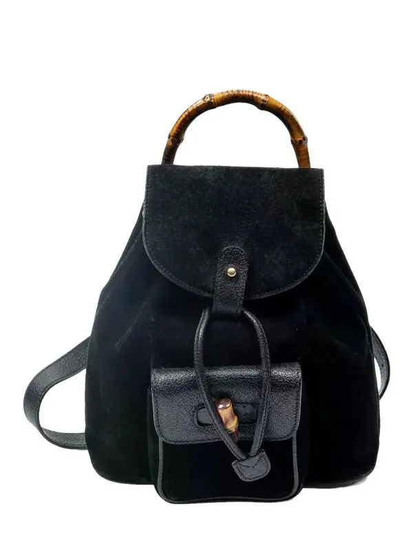 Gucci Mini Bamboo Backpack - Black