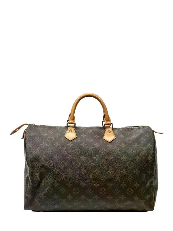 LOUIS VUITTON Speedy 40 Monogram Handbag - Brown