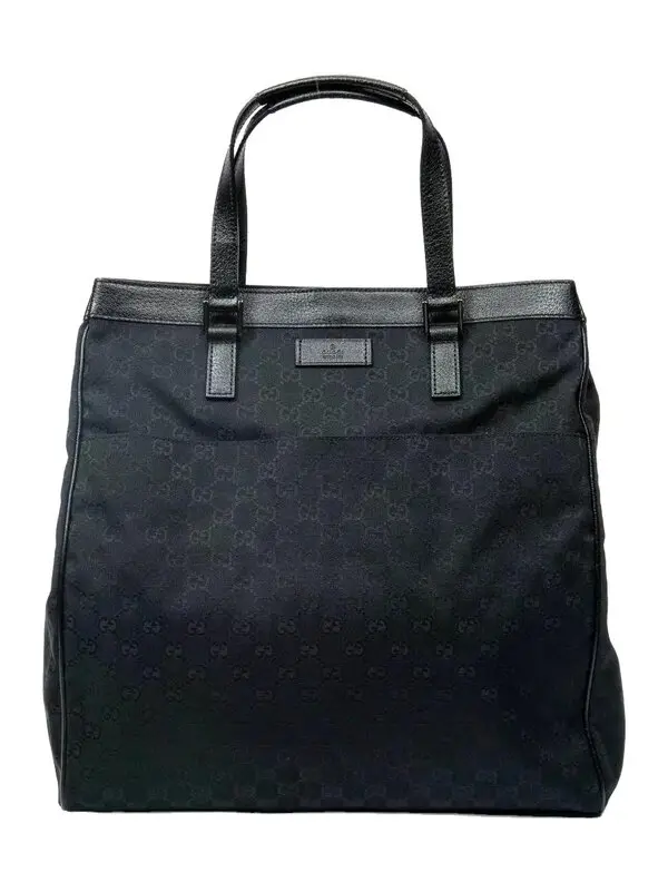 Gucci Gg-pattern Tote Bag - Black