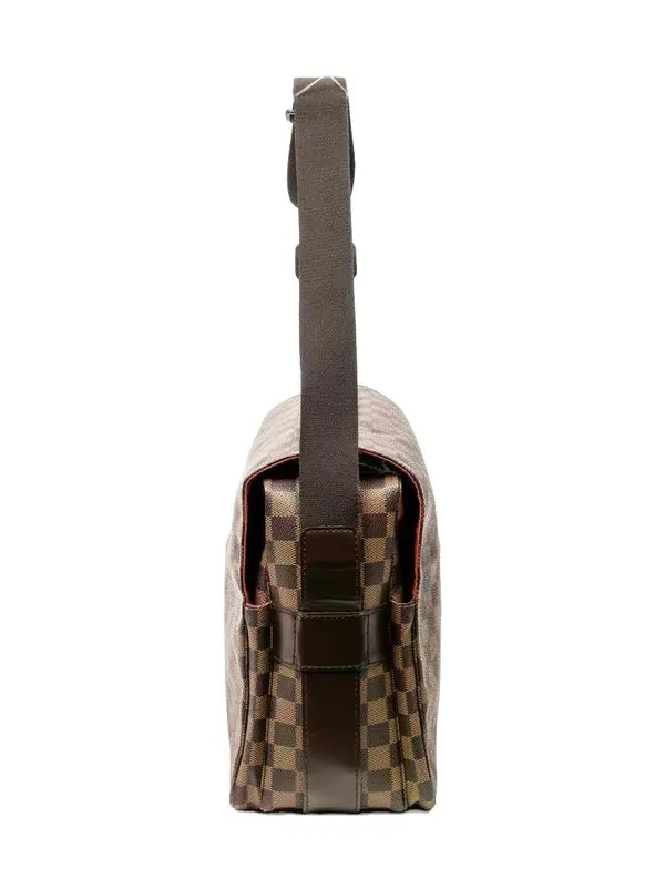 LOUIS VUITTON Damier Ebene Naviglio Messenger Bag - Brown