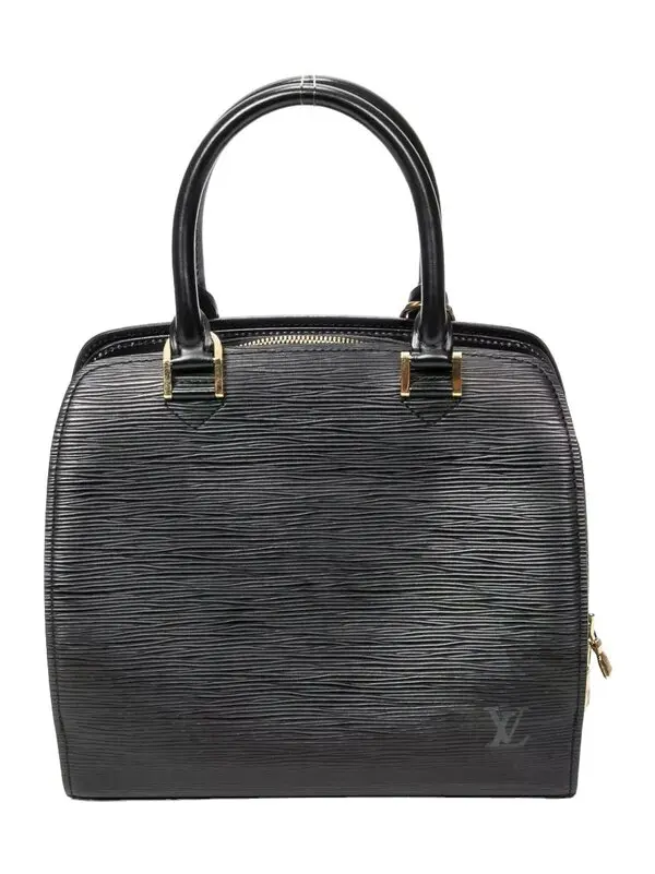 LOUIS VUITTON Pont Neuf Leather Handbag - Black