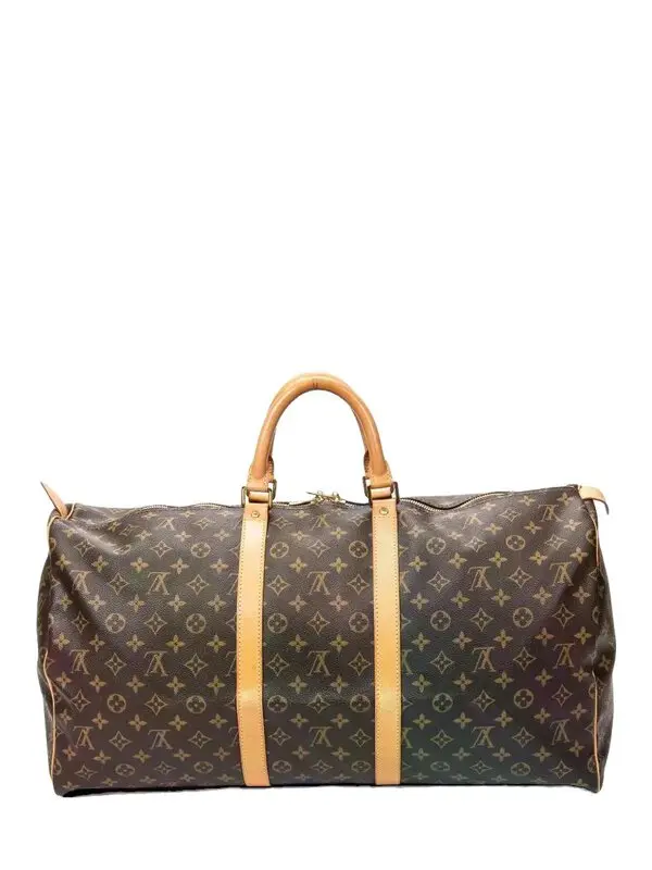 LOUIS VUITTON Keepall 55 Monogram Holdall Bag - Brown