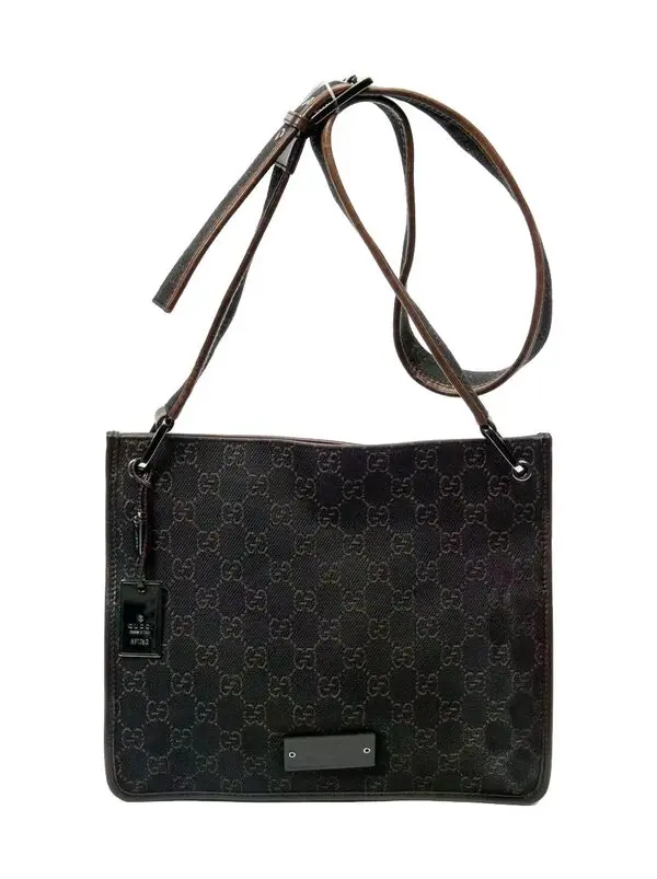Gucci Small Gg Canvas Messenger Bag - Brown