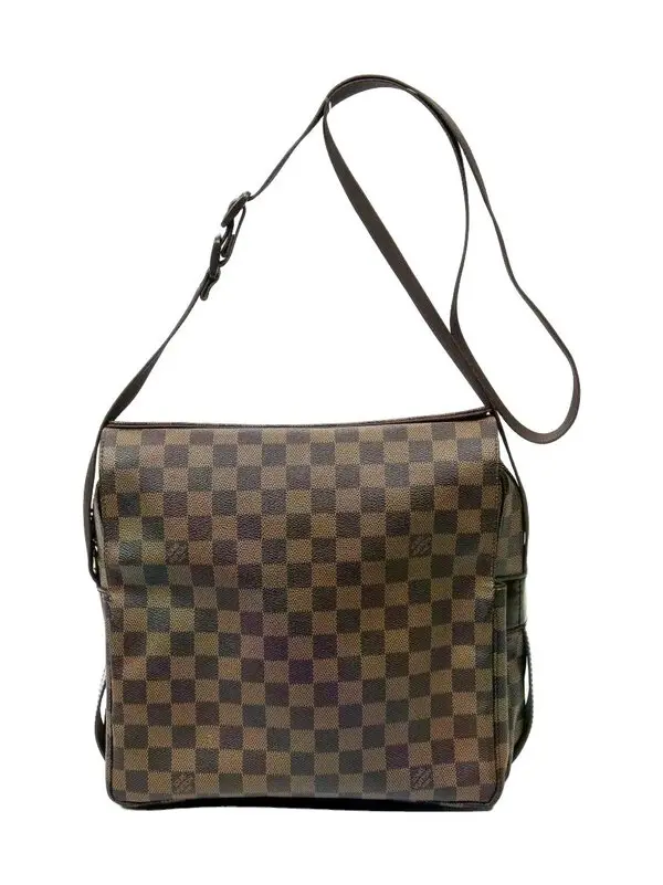 LOUIS VUITTON Damier Ebene Naviglio Messenger Bag - Brown