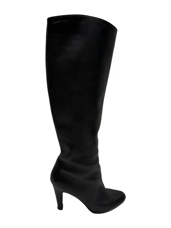 CHRISTIAN LOUBOUTIN Almond-toe Knee-high Boots - Black