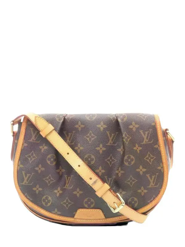 LOUIS VUITTON Monogram Menilmontant Pm Shoulder Bag - Brown