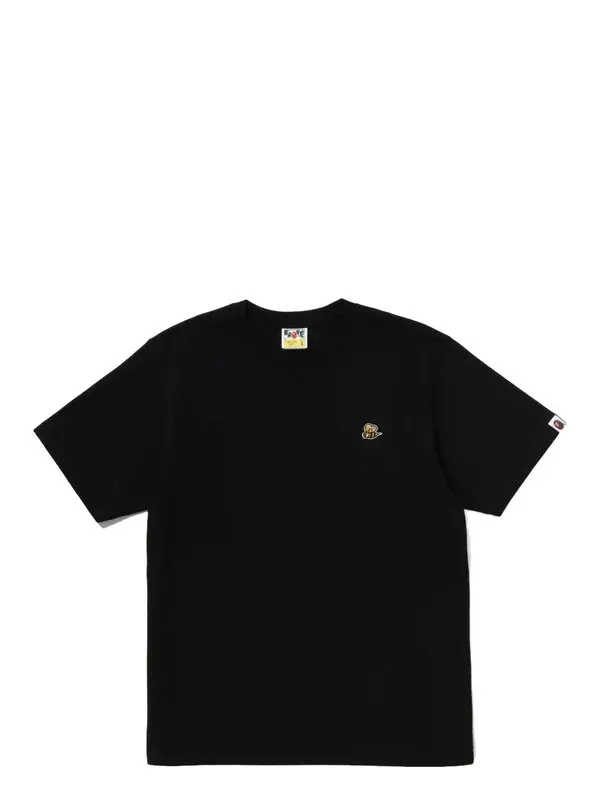A BATHING APE Bee Logo-embroidered Cotton T-shirt - Black