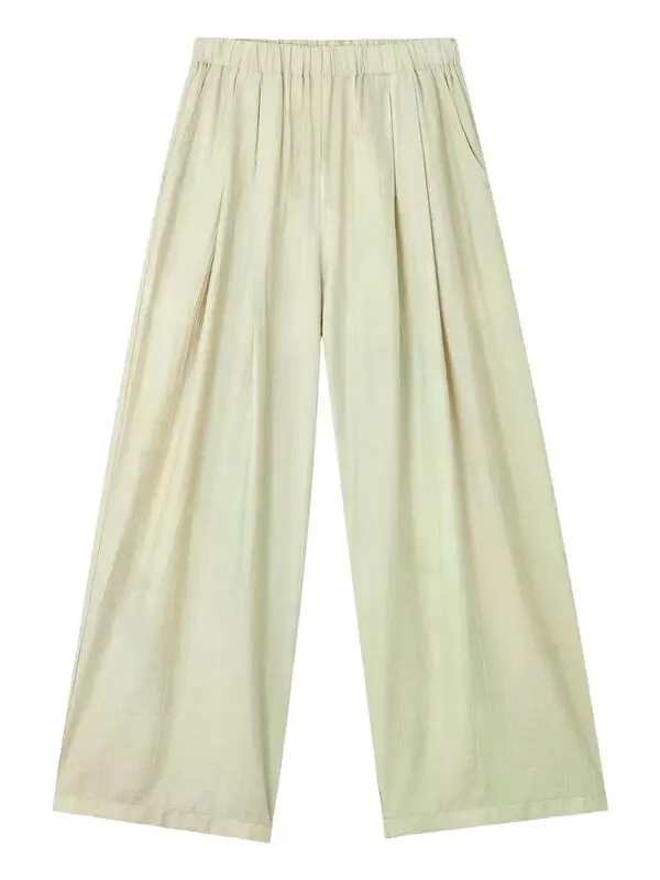 B+AB Pleated Wide-leg Trousers - Neutrals