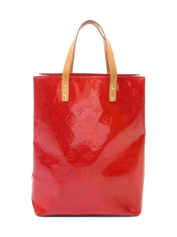 LOUIS VUITTON Monogram Vernis Tote Bag - Red