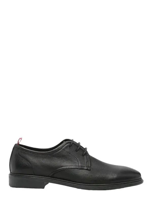 SERGIO MORETTI FIRENZE Leather Lace-up Shoes - Black
