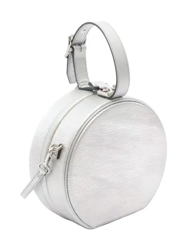 LOUIS VUITTON Petite Boîte Chapeau Epi Leather Tote Bag - Silver