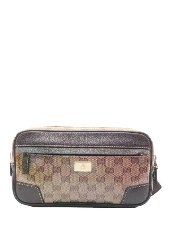 Gucci Gg Crystal Cross Body Bag - Brown