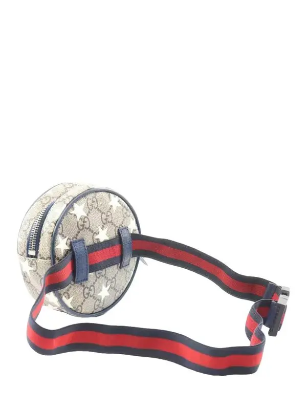 Gucci Gg Supreme Star Belt Bag - Brown