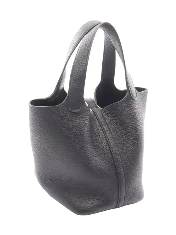 Hermès Picotin Lock Clemence-leather Tote Bag - Black