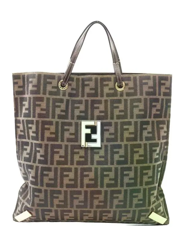 Fendi Zucca Tote Bag - Brown