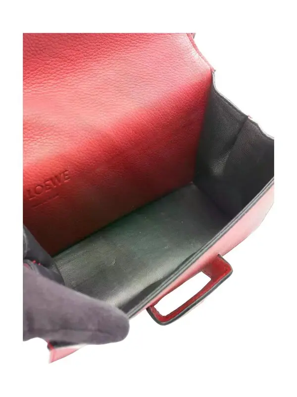 Loewe 2000s Barcelona Shoulder Bag - Red