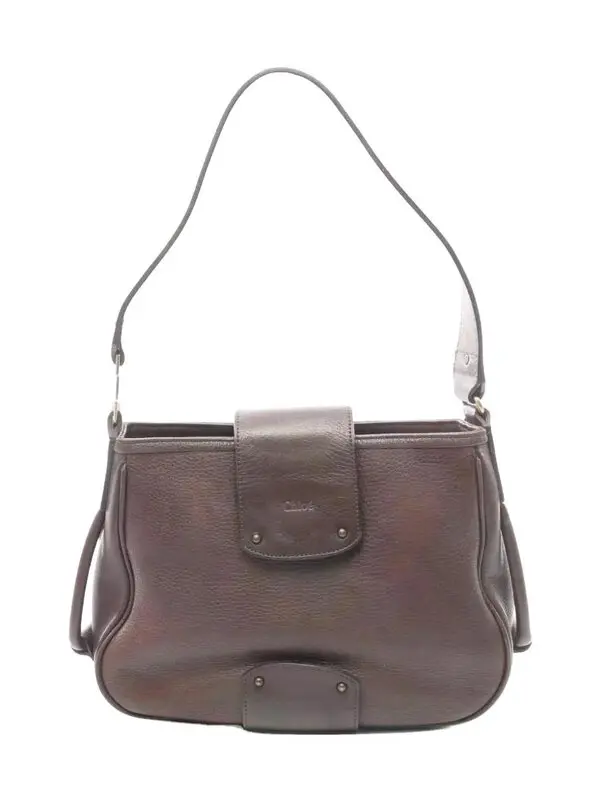 Chloé Leather Shoulder Bag - Brown