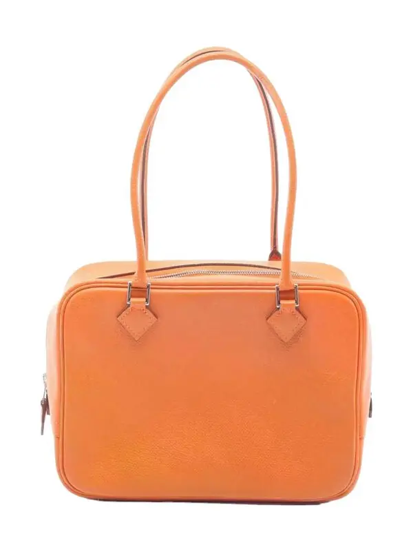 Hermès 2004 Mini 20 Plume Tote Bag - Orange