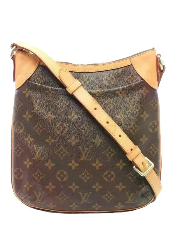 LOUIS VUITTON Monogram Odeon Pm Shoulder Bag - Brown