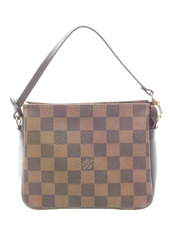 LOUIS VUITTON 1999 Troussse Damier Ebène Tote Bag - Brown