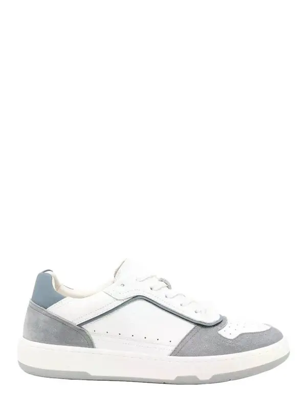 SERGIO MORETTI FIRENZE Perforated Panel Sneakers - White