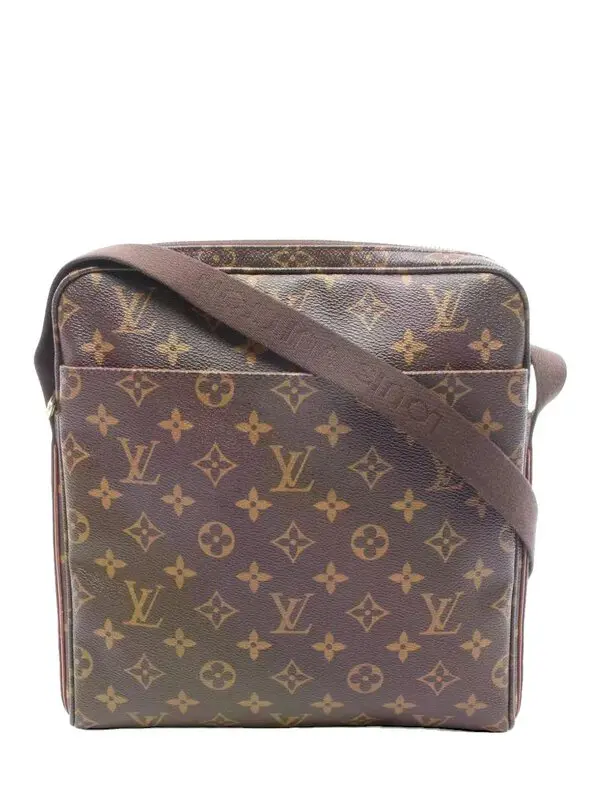 LOUIS VUITTON Monogram Trotteur Beaubourg Shoulder Bag - Brown