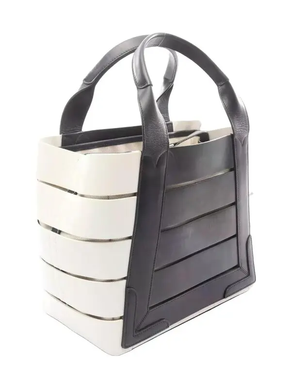 Balenciaga 2000s Marine Leather Tote Bag - Black