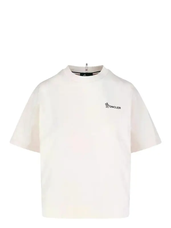 Moncler Logo Patch T-shirt - White