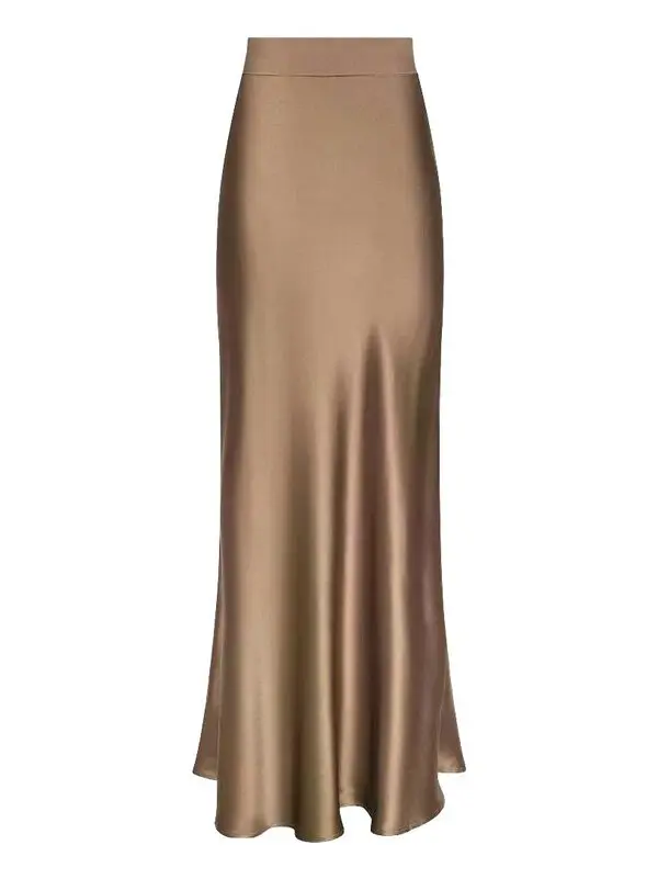 L'Agence Ryker Maxi Skirt - Brown