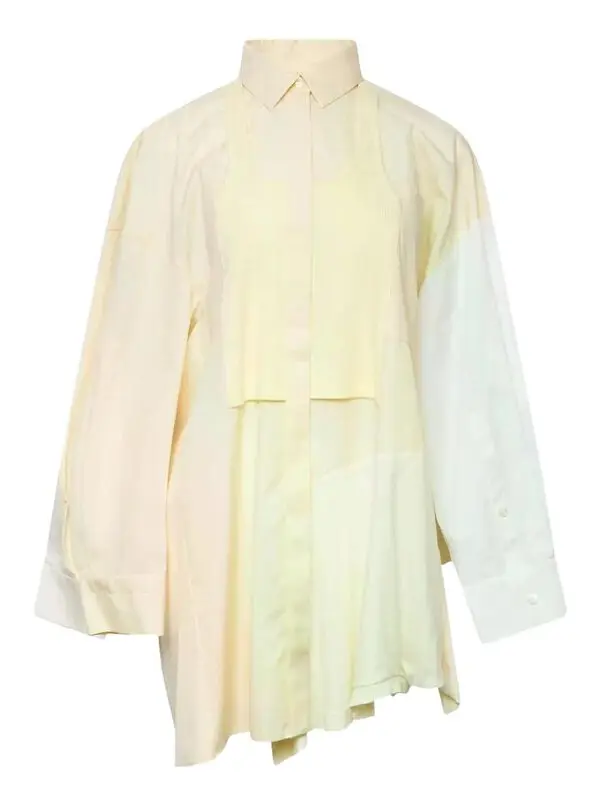 ENFOLD Asymmetric Shirt - Yellow