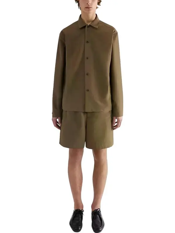 JIL SANDER Relaxed Fit Water-repellent Shorts - Brown