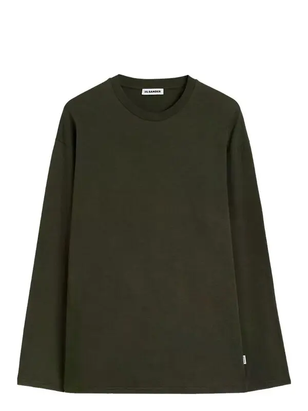 JIL SANDER Long-sleeve Crew-neck T-shirt - Green