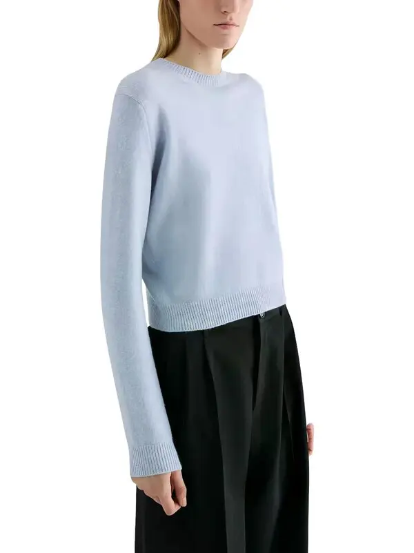 JIL SANDER Crew Neck Sweater - Blue
