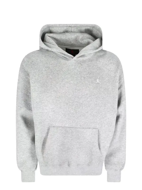 Nike Jordan Brooklyn Logo Hoodie - Grey