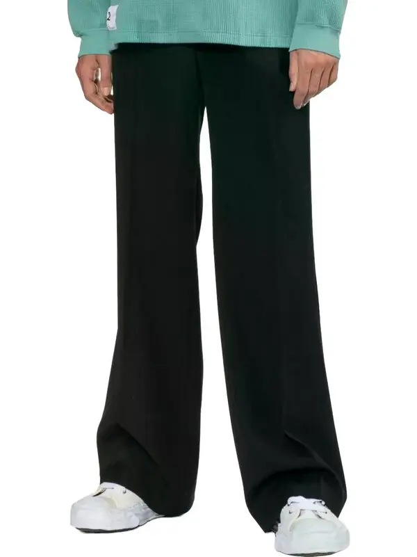 RECTO Wide-leg Trousers - Black