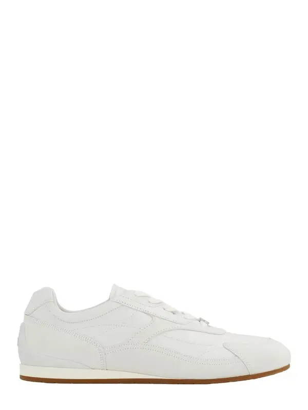 FERRAGAMO Low Top Sneaker In Calfskin - White