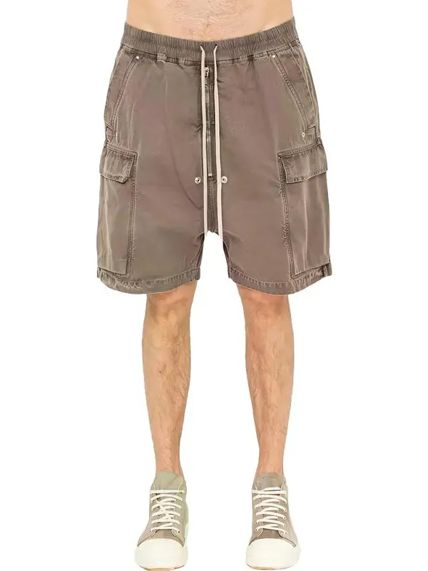 Rick Owens Dust Cargo Shorts - Grey