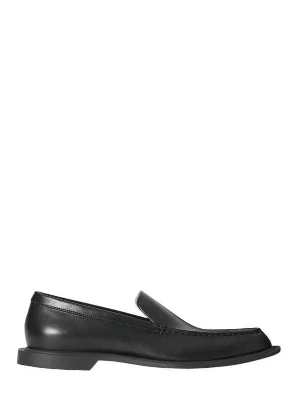 THE ROW Nic Loafers - Black