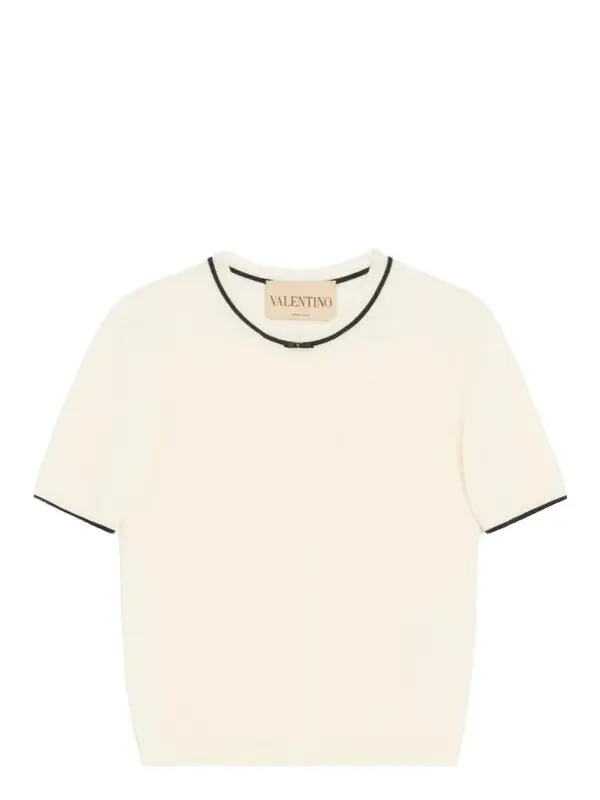 Valentino Garavani Crewneck Short Sleeve Jumper - No