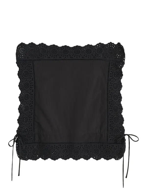 BY MALENE BIRGER Gerda Tie-sides Blouse - Black