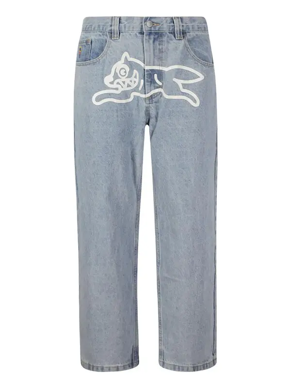 ICECREAM Running Dog Double Scoop Jeans - Heavy Wash Blue