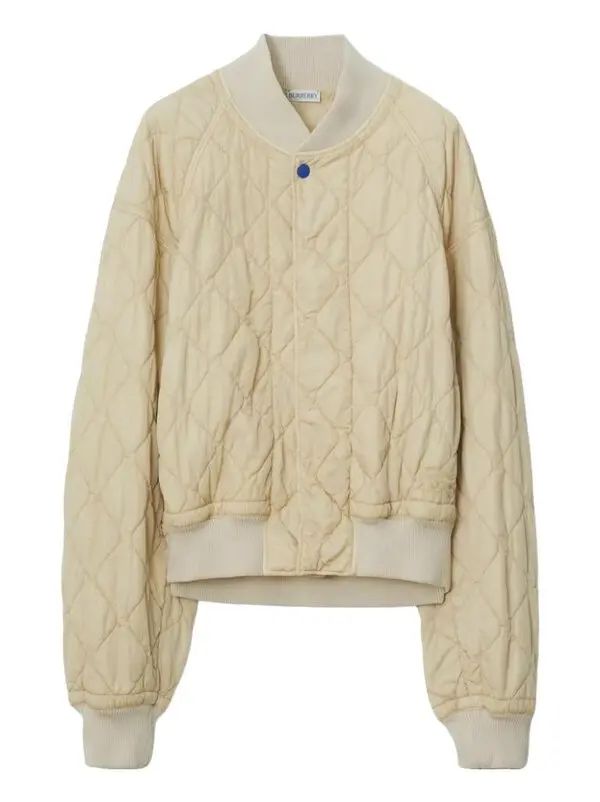 Burberry Quilted Buttoned Bomber Jacket - No