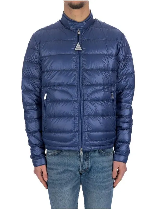 Moncler Quilted Down Jacket - Blue