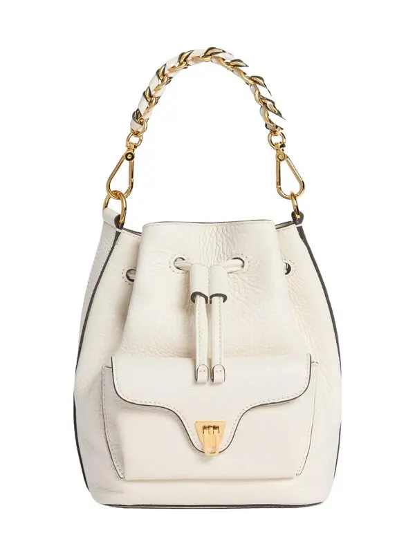 COCCINELLE Small Beat Generation Bucket Bag - Pearl