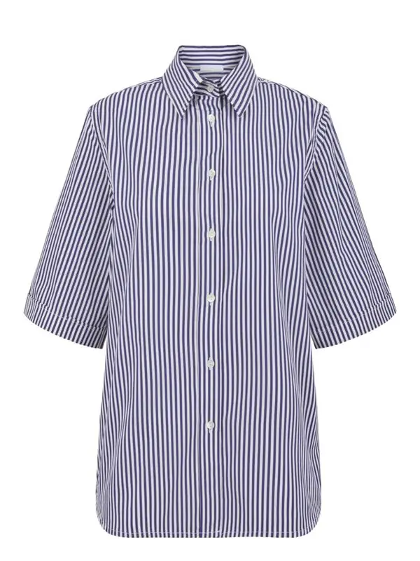 P.a.r.o.s.h Striped Button-up Shirt - Blue