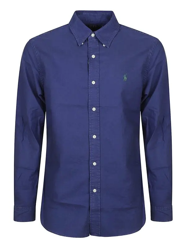 Polo Ralph Lauren Long-sleeve Button-down Shirt - Blue