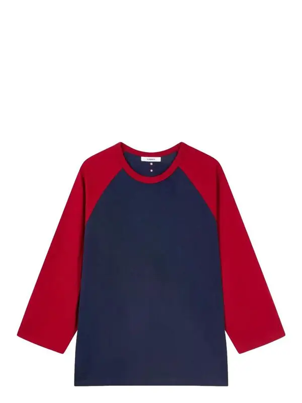 STUDIO TOMBOY Raglan Sleeve T-shirt - Blue