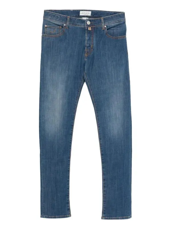 Jacob Cohen Buttoned Trousers - Blue