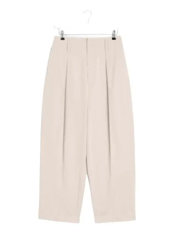 LEMAIRE Pleated Palazzo Pants - Rose Beige