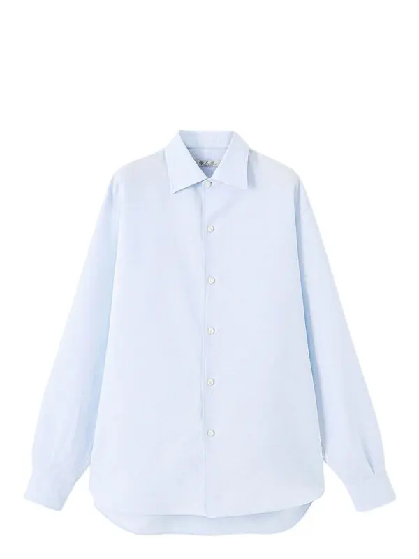 Loro Piana Franco Shirt - Glacier Ice